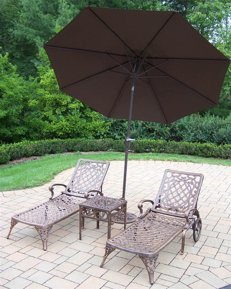 4-Pc Traditional Chaise Lounge Set - Walmart.com