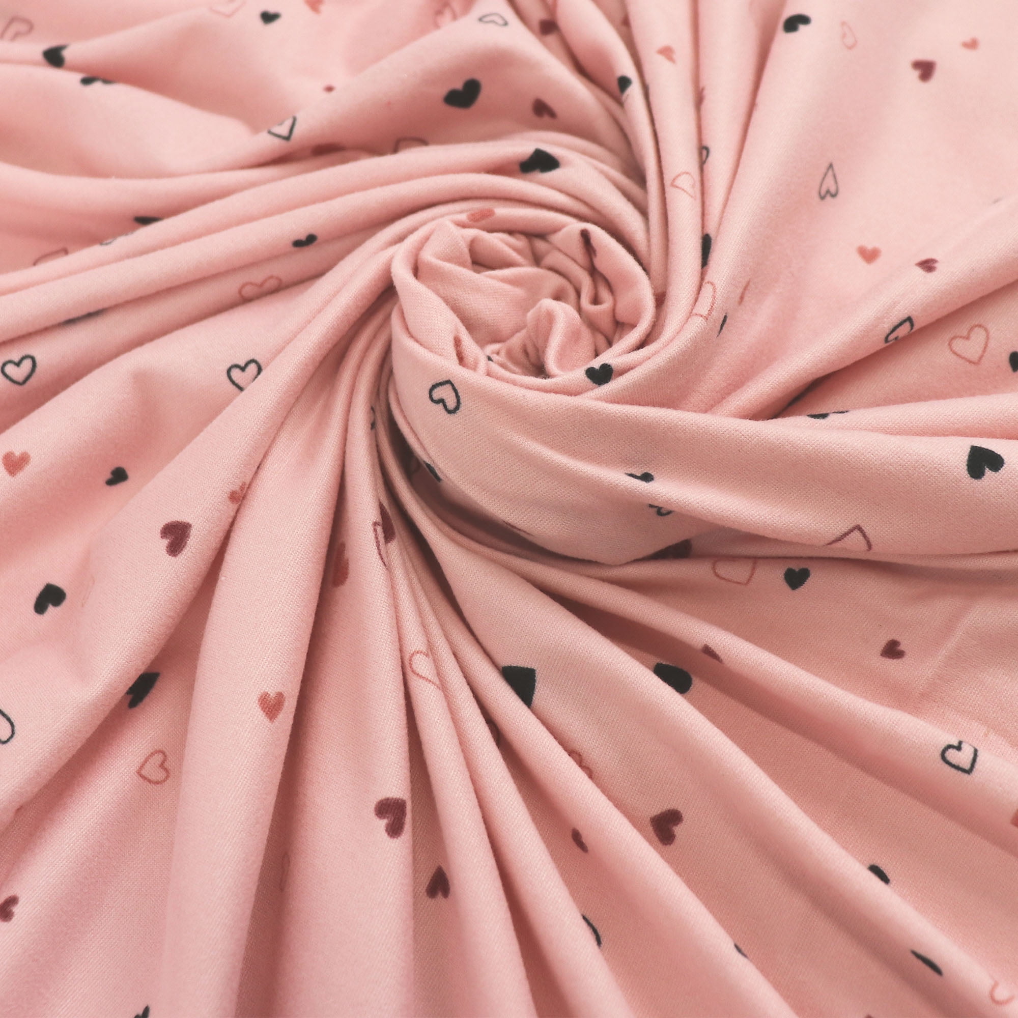 Romex Textiles Polyester Spandex Precut Knit Fabric with Valentine's ...