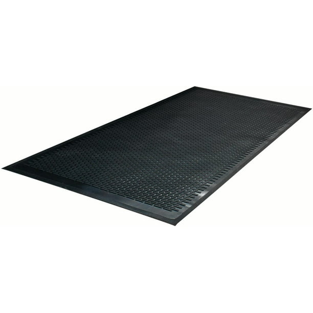 Guardian Clean Step Scraper Floor Mat, Rubber, 3'x5', Black - Walmart ...