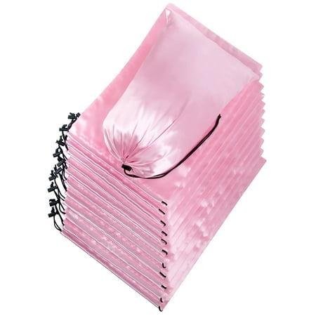 Satin Bags with Drawstring and Toggle - Cinch and Ditty Pouch for ...