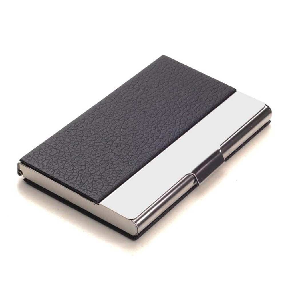 SagaSave Stainless Steel Business Card Holder Pocket Card Case Wallet ...