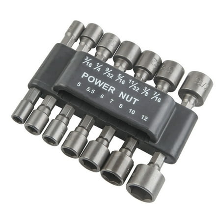 Ustyle Hexagonal Nut Socket Power Drill Bit Set with Holder Electric ...