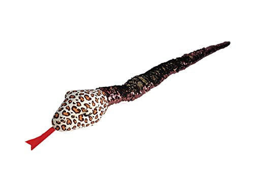 Wild Republic - Sequin Snake - Leopard - Color Changing Brown to Gold ...