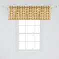 Abstract Window Valance Pack of 2, Memphis Style Geometric Shapes ...