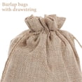 ETHZZLE 10Pcs Drawstring Burlap Bags Large Capacity Multi-Use Packing ...