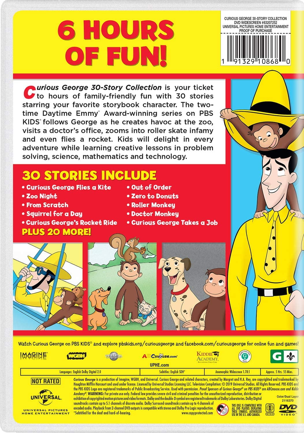 Curious George Zoo Night Dvd