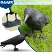 Navaris Crow Decoy - Fake Black Crow Decoy for Attracting Crows ...