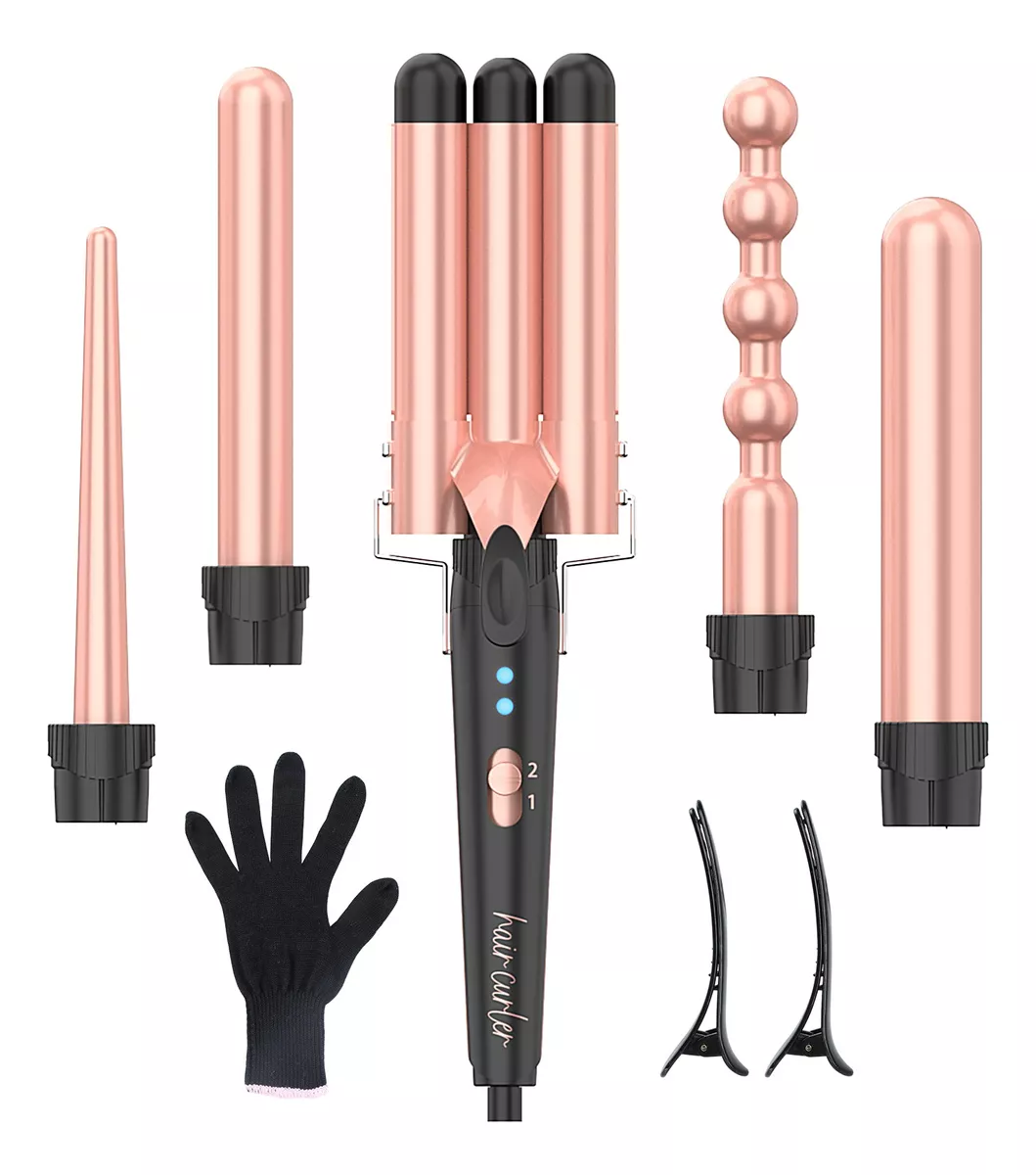 Rizador De Cabello Cerámica Profesional Ferro Pelo 5 En 1 | Bodega ...