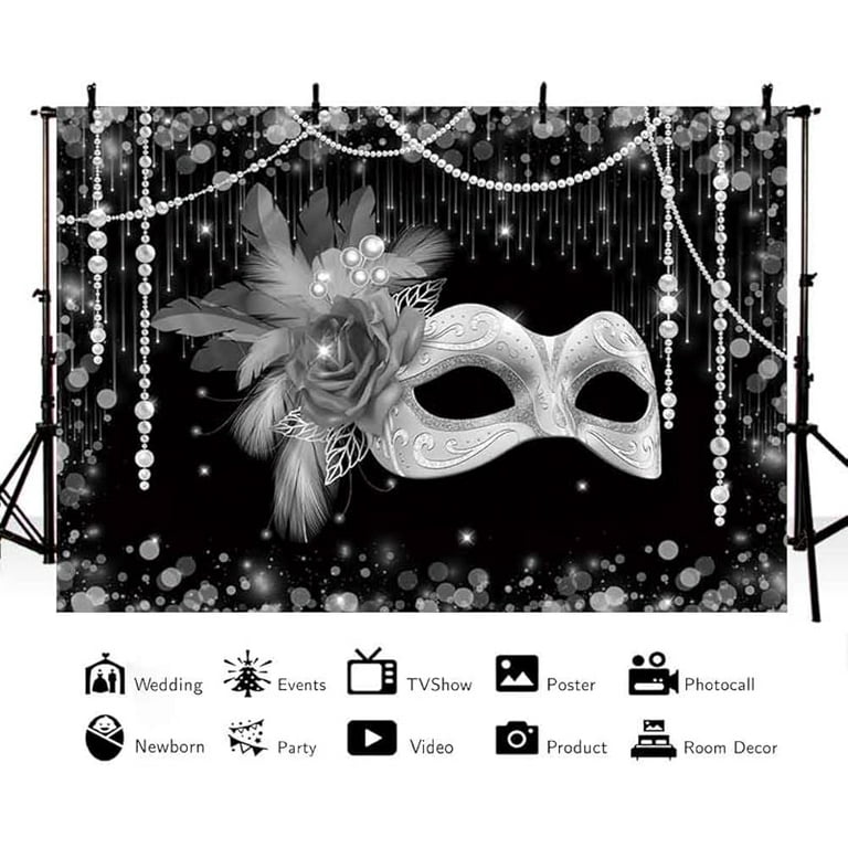 Masquerade Photography Black And White 103 Royalty Free Masquerade