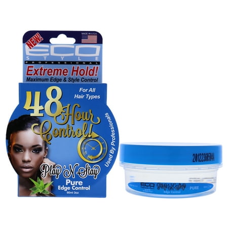 Playn Stay Edge Control Gel - Pure by Ecoco for Unisex - 3 oz Gel ...