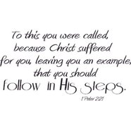 Lead Me Guide Me Walk Beside Me Bible Verse Inspired Wall Decal, Our ...