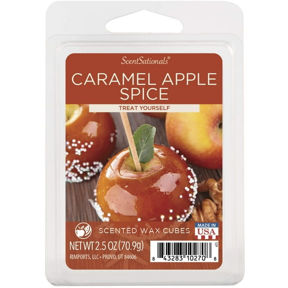 Caramel Apple Spice Scented Wax Melts, ScentSationals, 5 oz (Value Size) - Walmart.com