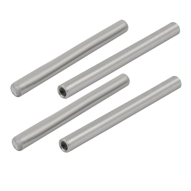 Uxcell 304 Stainless Steel M4 Female Thread 6mm x 70mm Cylindrical ... Uxcell 304 Stainless Steel M4 Female Thread 6mm x 70mm Cylindrical ...