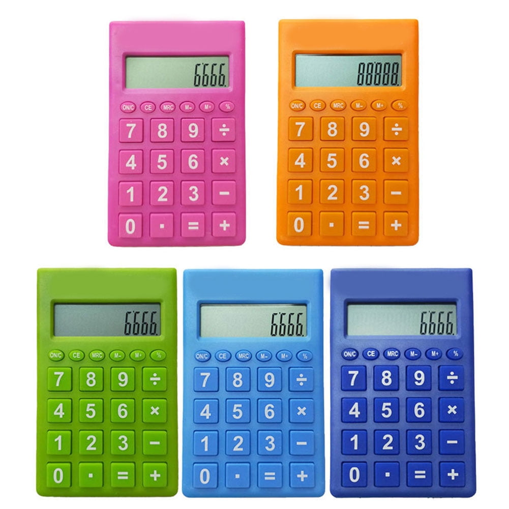 Lubelski Lovely Mini Portable 12 Digit Calculator Student Gift School ...