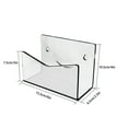 Acrylic Envelope Holder Wall Mounted Mail Postcard Rack Versatile ...