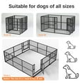 RYPetmia Heavy Duty Dog Playpen, 31.5” Height, 6 Panels, Indoor/Outdoor ...