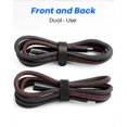Reusable Cable Ties, 100 Pcs 6" Adjustable Cord Straps, Hook and Loop ...