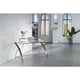 Realspace® Axley 55"W Glass Computer Desk, Cherry/Silver - Walmart.com