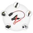Great Extension Cord Plug Socket 12V 24V with Battery Clamp,Battery ...