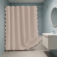 70.87x78.7in Large Waterproof Fabric Shower Curtain, Easy Clean ...
