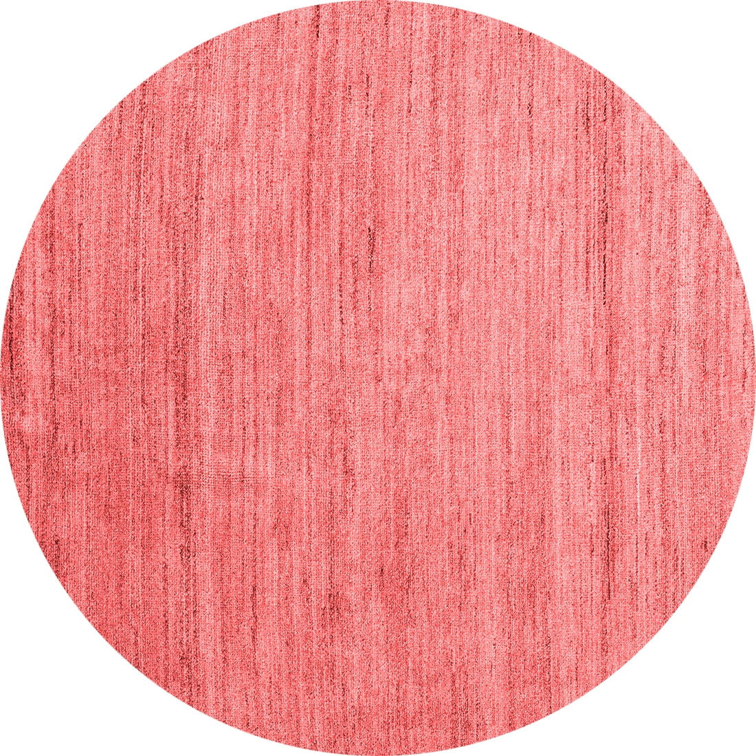 Ahgly Company Indoor Round Abstract Red Modern Area Rugs, 8' Round ...