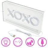 Urban Shop LED Neon XOXO Light-up Clear Acrylic Box, Pink - Walmart.com