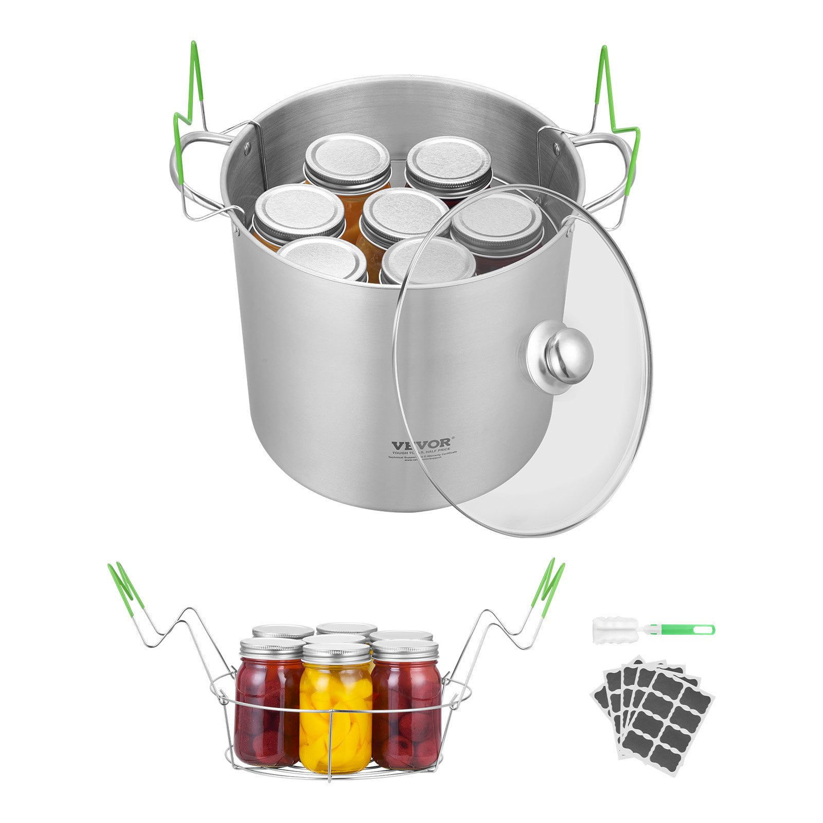 Click here for Staway 21 Qt Stainless Steel Canning Pot With Rack... prices