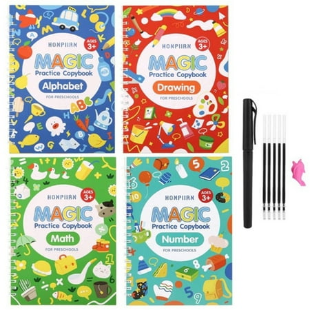 Magic Practice Book Set Reused Handwriting Copybook Workbook Set ...