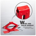 T10152-1 Car Scissor Jack: Steel Portable Tire Jack with Handle Mounts ...