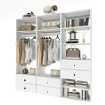 VivaVista Closet Modules: Wardrobe Closet Double Hanging Unit with 3 ...