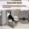 Orvlen Cat Scratching Pad, L Shaped, Vertical Cat Scratcher for Cats ...