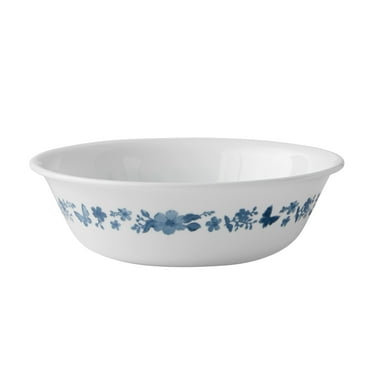 Mainstays Blue Rim Stoneware Bowl - Walmart.com