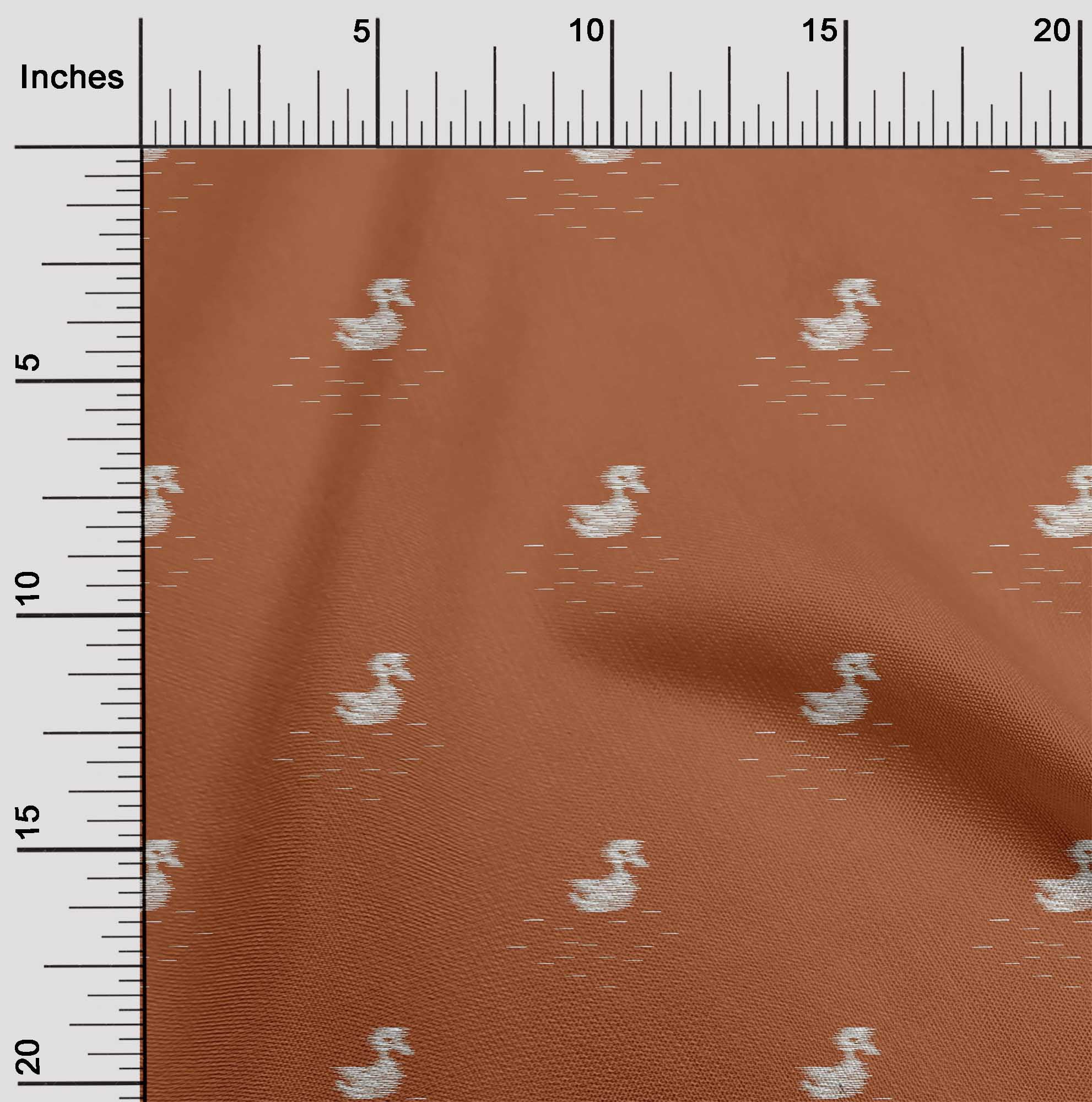 oneOone Viscose Chiffon Fabric Duck Ikat Print Fabric BTY 42 Inch Wide ...