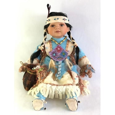 jmisa 16" standing doll with red shawl - Walmart.com