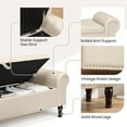 YOUDENOVA Storage Ottoman Bench for Bedroom, 60" Upholstered Bedroom ...