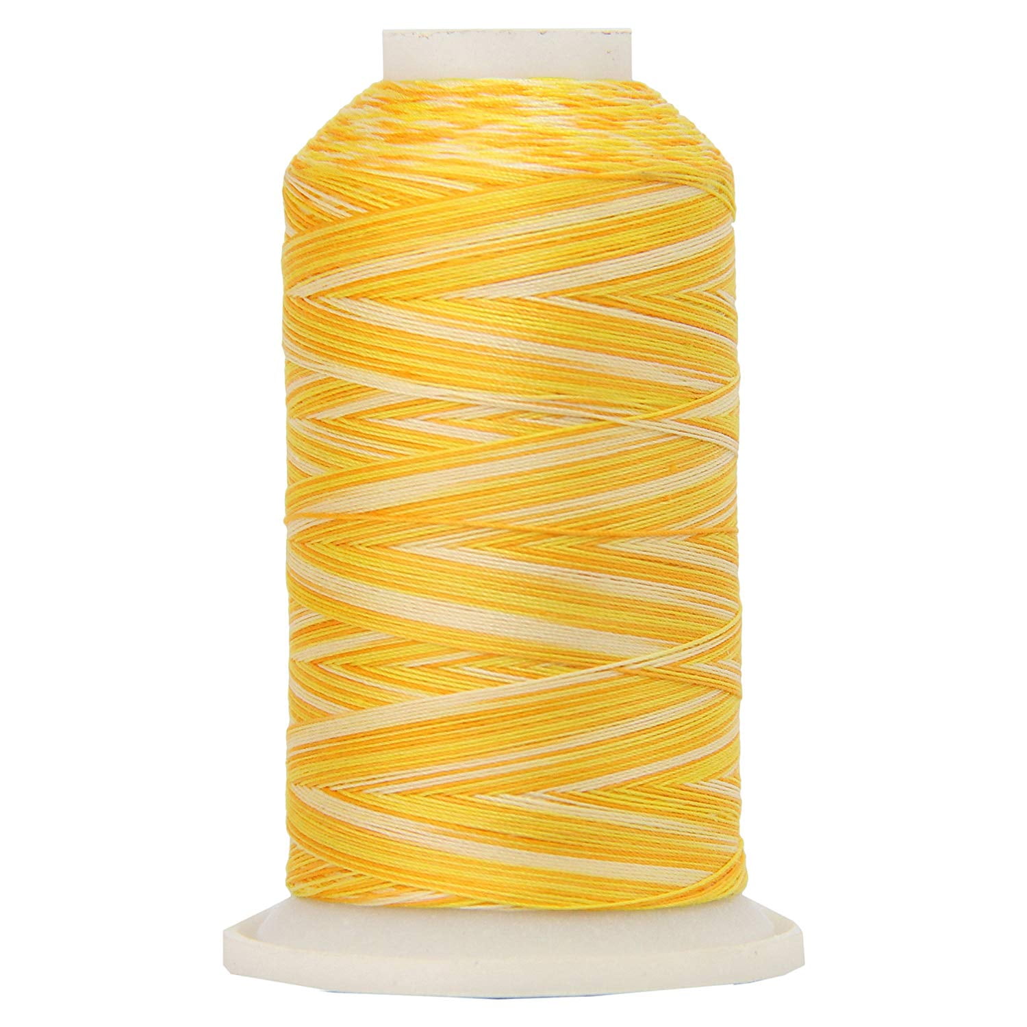 Variegated 100% Cotton Thread 600M by Threadart - Color 1103 - Sunburst ...