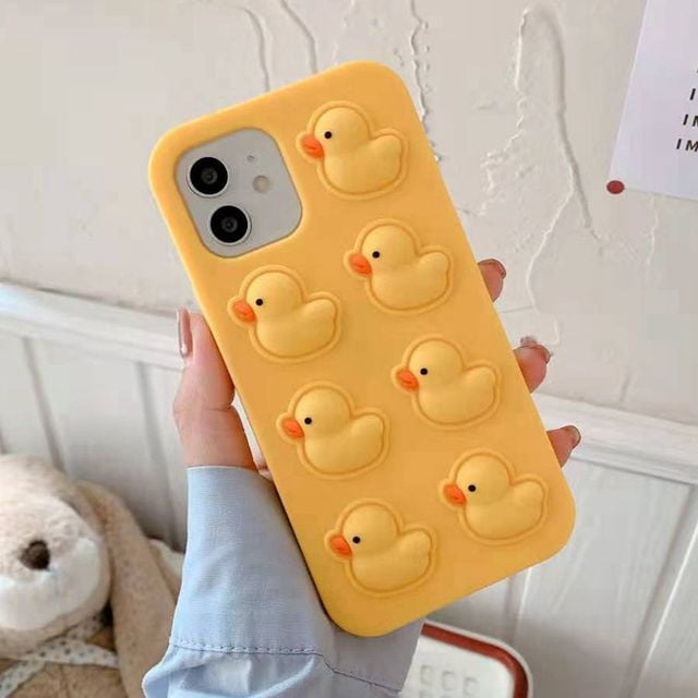 Stress Fidget Toys Push Bubble Phone Case For iPhone 13 11 12 Pro 6 7 8 ...