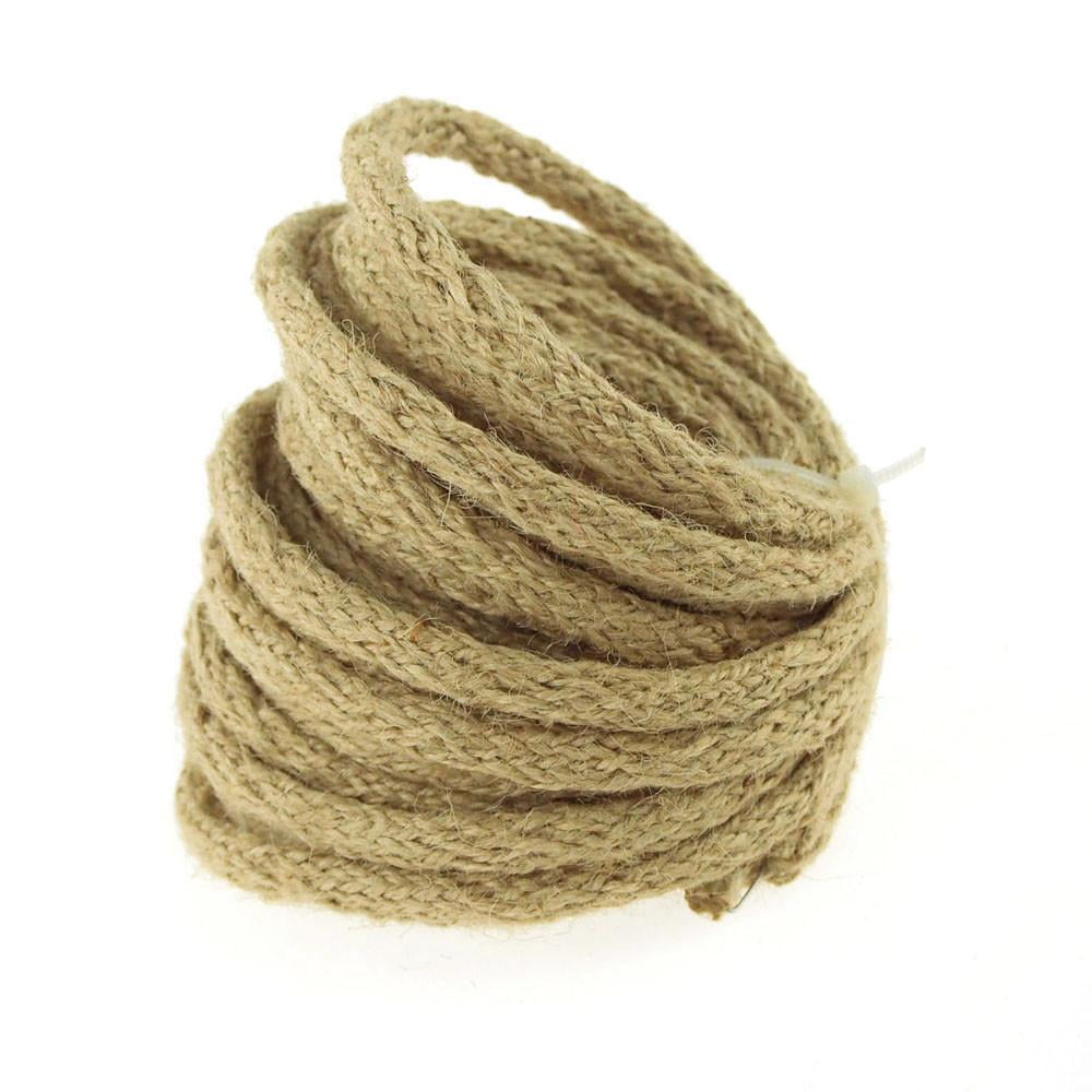 Wired Jute Cord Rope Packaging, 8mm, 9 Yards, Off White - Walmart.com