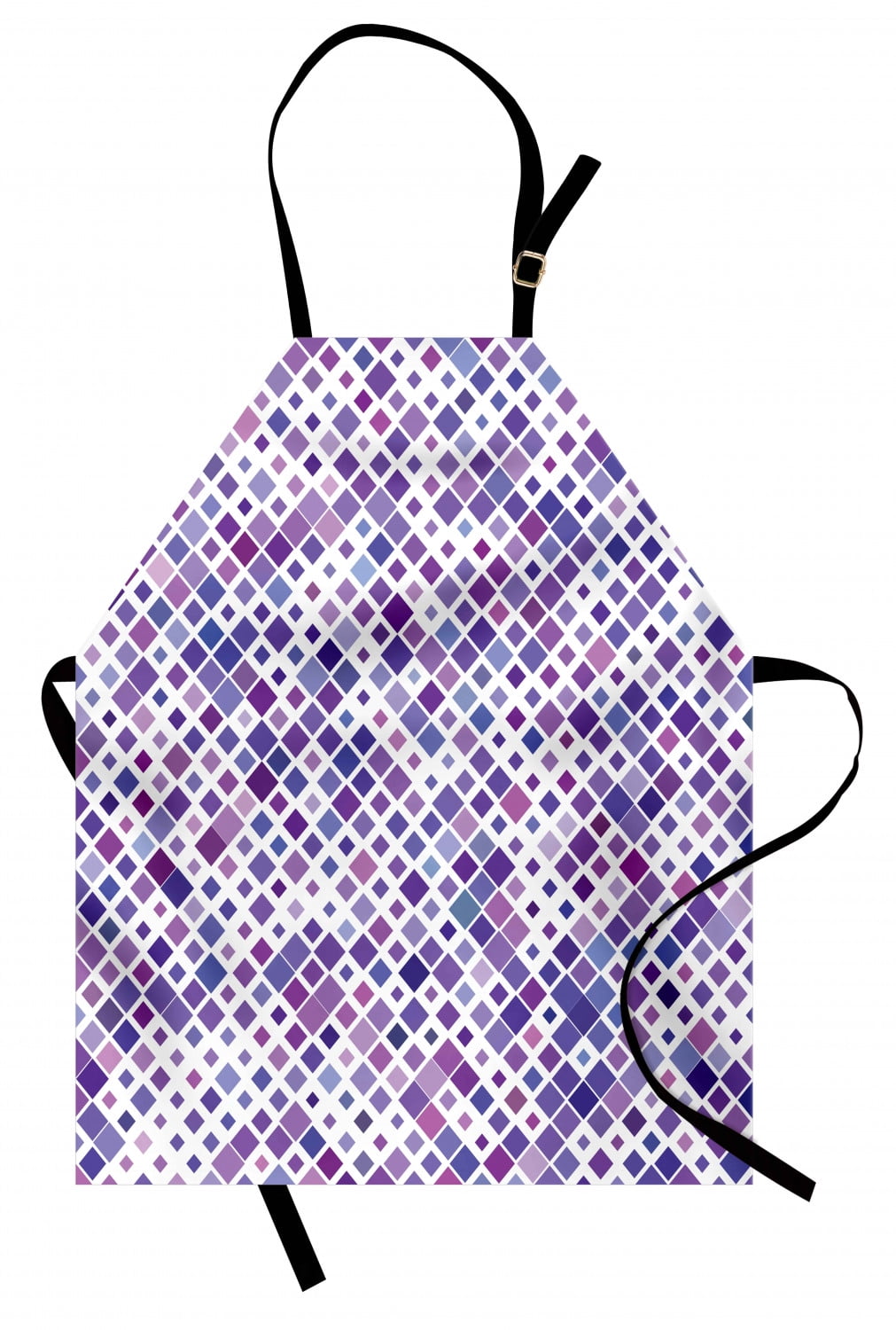Lavender Apron Retro Mosaic Creative Pattern Square Rhythm Abstract Art ...