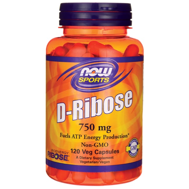 NOW Foods - NOW Sports D-Ribose 750 mg. - 120 Vegetable Capsule(s ...