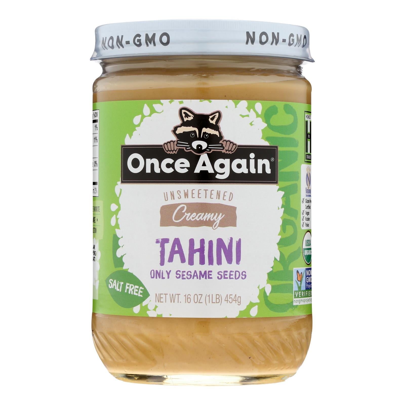 Once Again - Tahini Sesame - Case Of 6-16 Oz - Walmart.com
