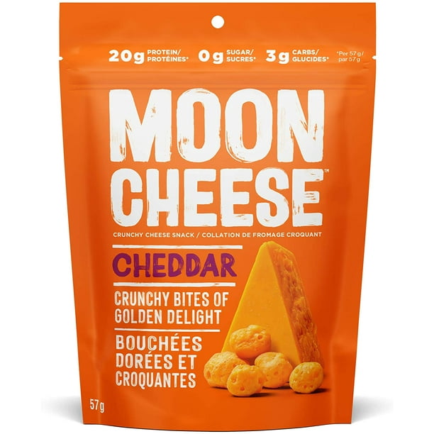 MOON CHEESE Medium Cheddar Cheese, 57g - Walmart.ca