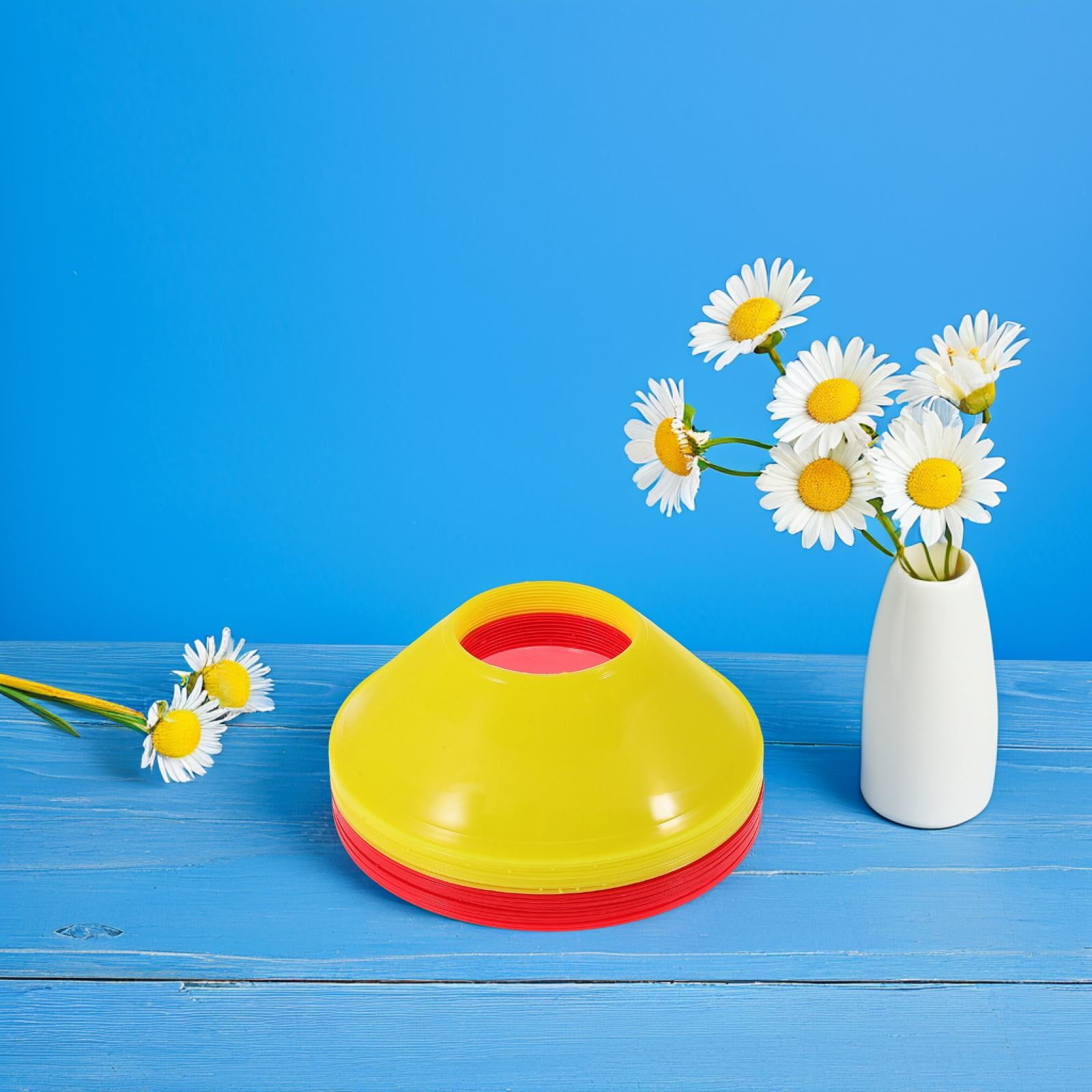 Click here for Ounona Red And Yellow Pe 20pcs Football Practice C... prices