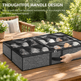 Black Under Bed Shoe Storage Organizer, Holds 16 Pairs Shoes + 4 Pairs ...