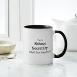 CafePress - School Secretary Mugs - 11 oz Ceramic Mug - Novelty Coffee ...