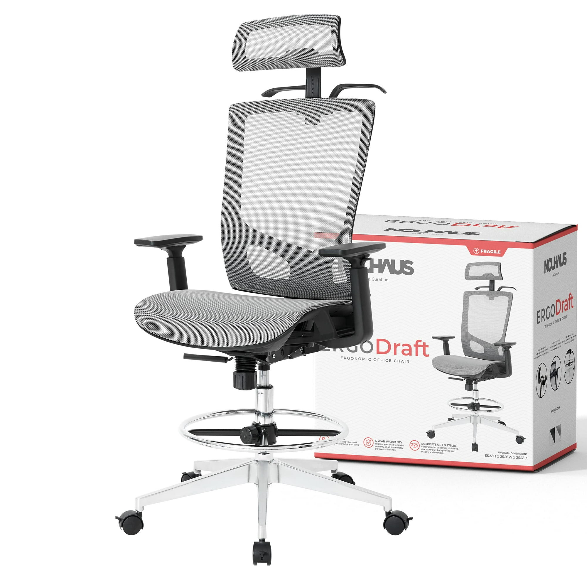 Click here for Nouhaus Ergodraft Â€ Ergonomic Draft Chair  Comput... prices