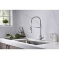 Ultra Faucets UF17200 Chrome Single-Handle Kitchen Faucet with Pull ...