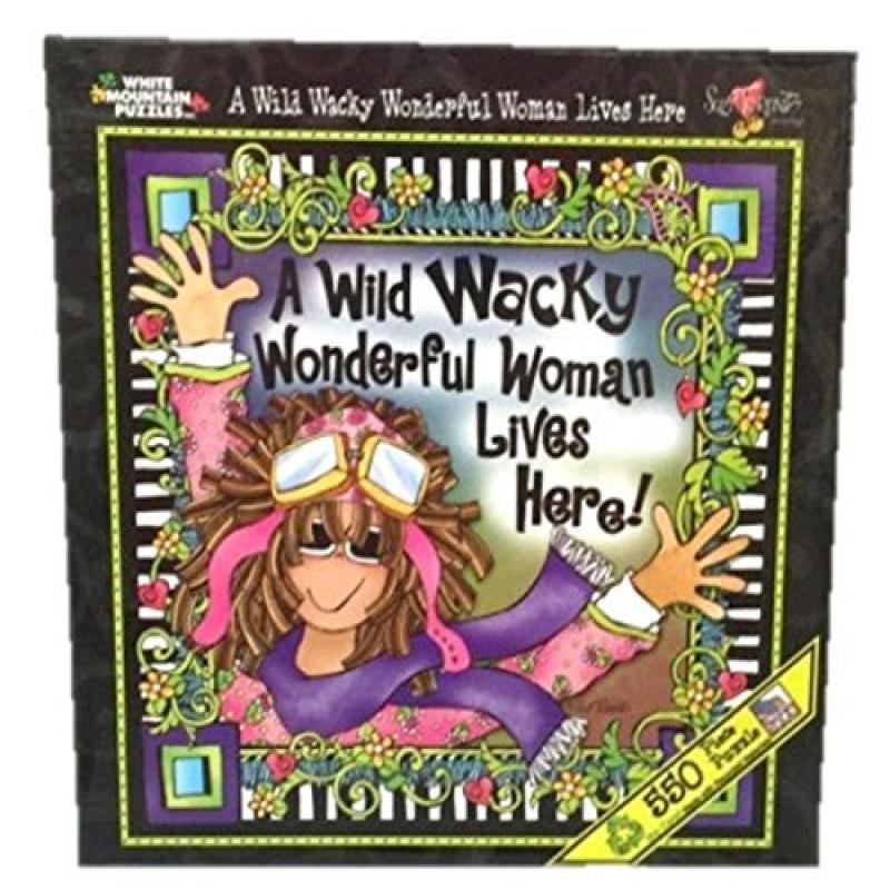 White Mountain Puzzles A Wild Wacky Wonderful Woman Lives Here! Puzzle ...