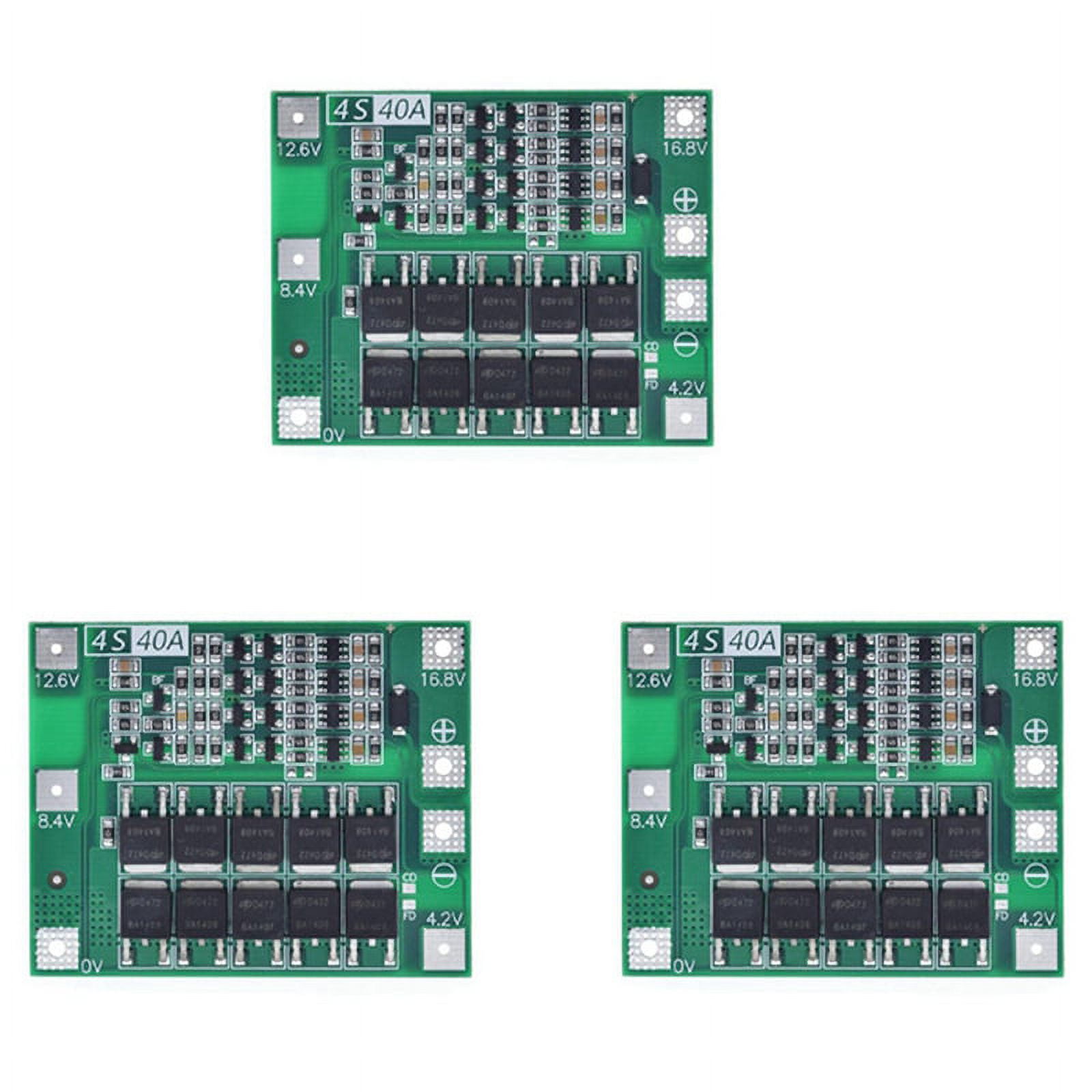 3X 4S 40A 18650 Cargador de Batería de Litio de Iones de Litio Placa ...