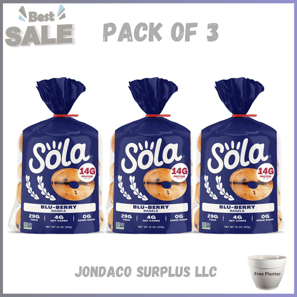 Sola Bagels in Bread - Walmart.com